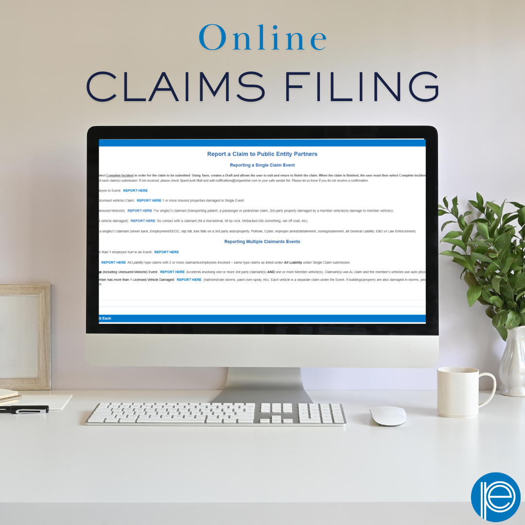 Online Claims Filing | Public Entity Partners | Franklin TN